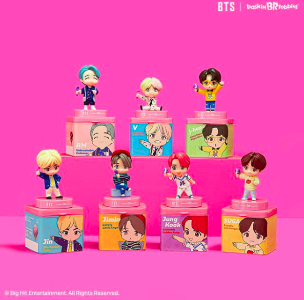 [BTS] Baskin Robbins Tiny Tan Figure Set – krmerch