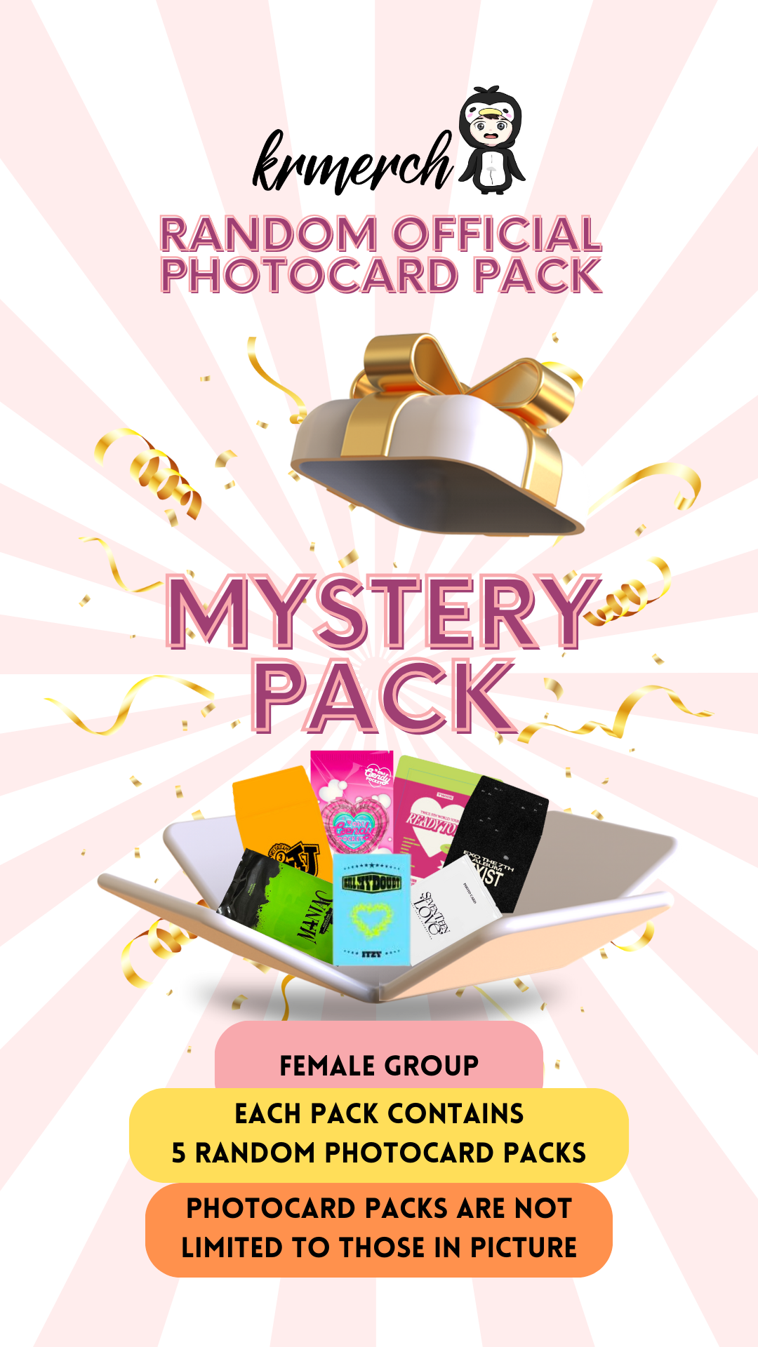 [MYSTERY PACK] Random Official Photocard Pack – krmerch
