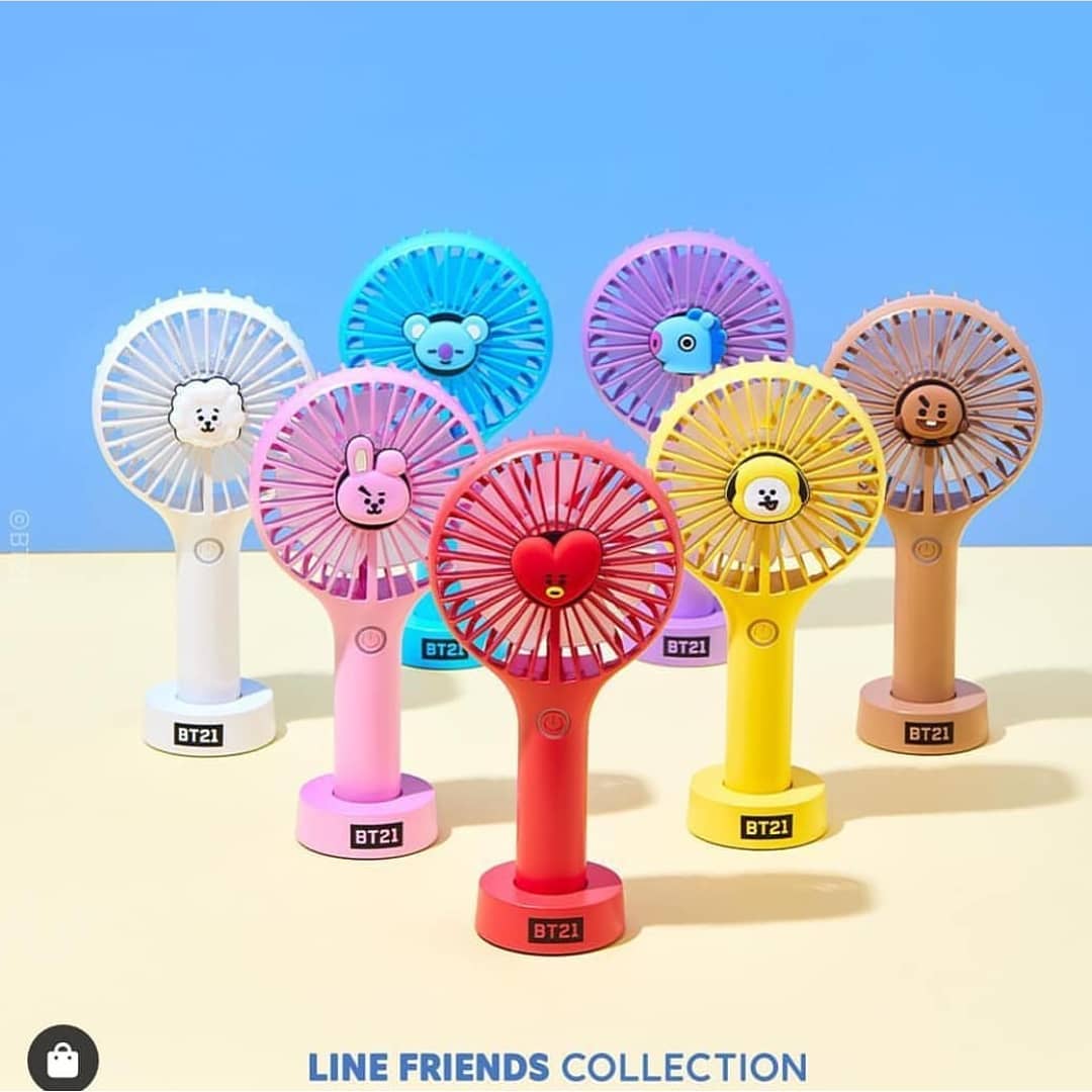 [BT21] Handy Portable Fan x Royche – krmerch
