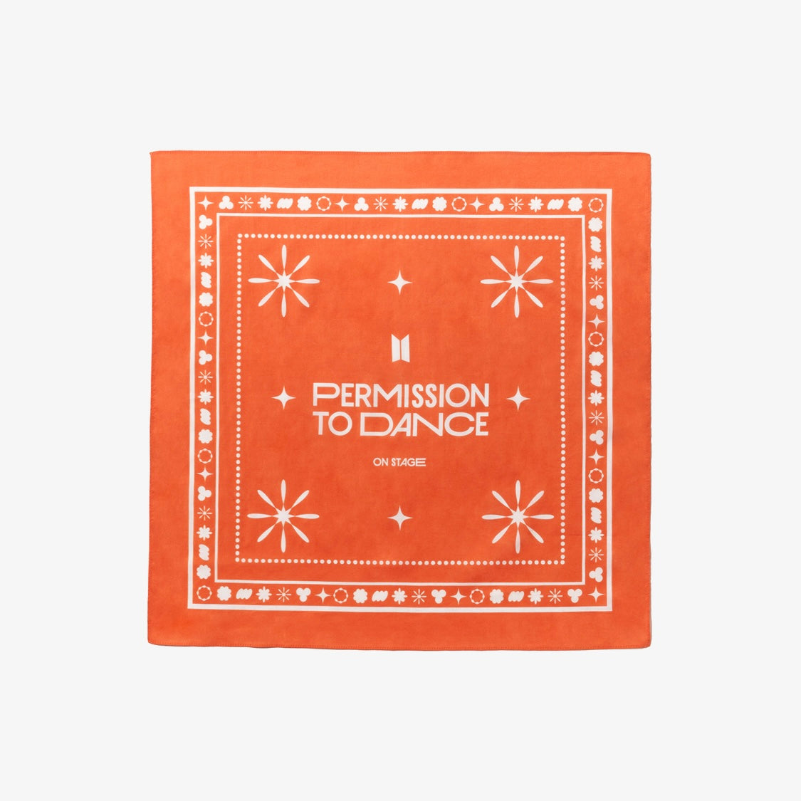[BTS] Permission To Dance On Stage : Bandana Scarf (Orange) – krmerch
