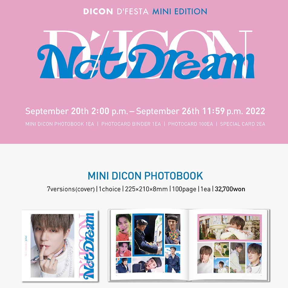 [NCT] NCT Dream : D-ICON D'Festa NCT Dream Mini Edition – krmerch