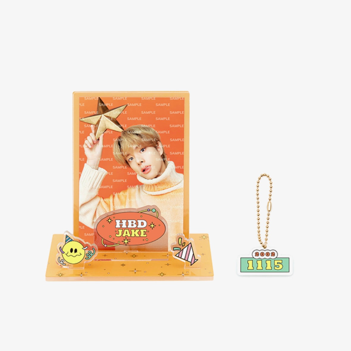 [ENHYPEN] Jake : Birthday Official Merch : Acrylic Frame & Keyring ...